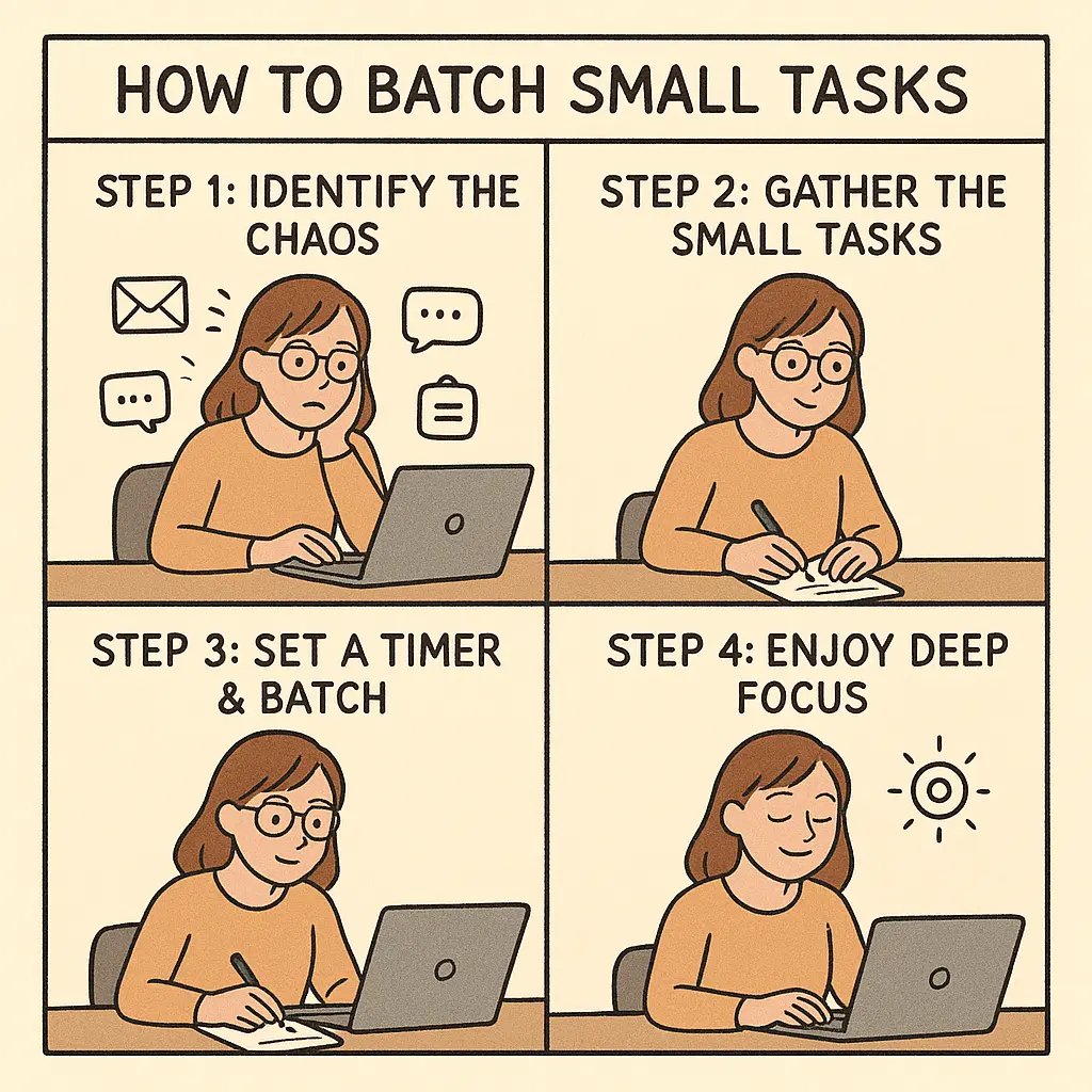 How to Batch Small Tasks | Reclaim Your Focus – Brainzyme