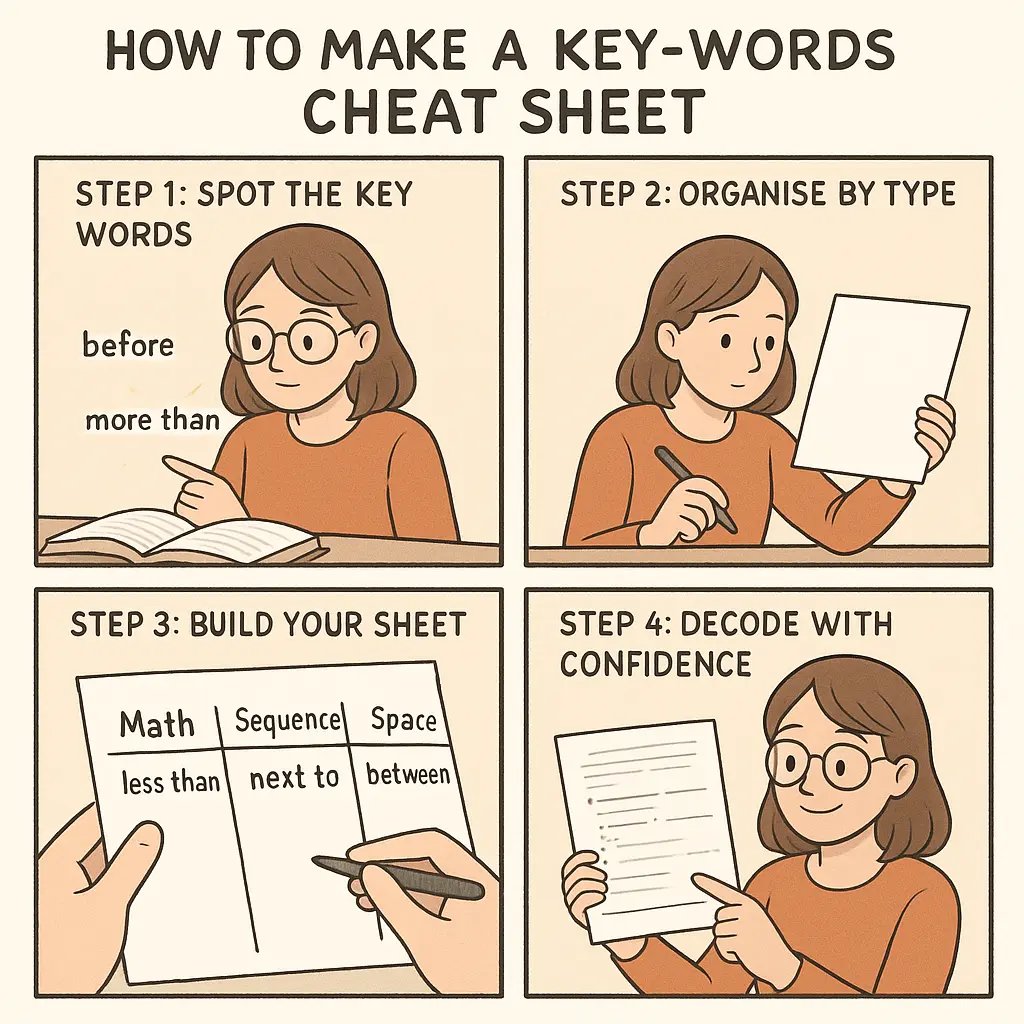 Key-Words Cheat Sheet: Study Smarter & Decode Questions – Brainzyme