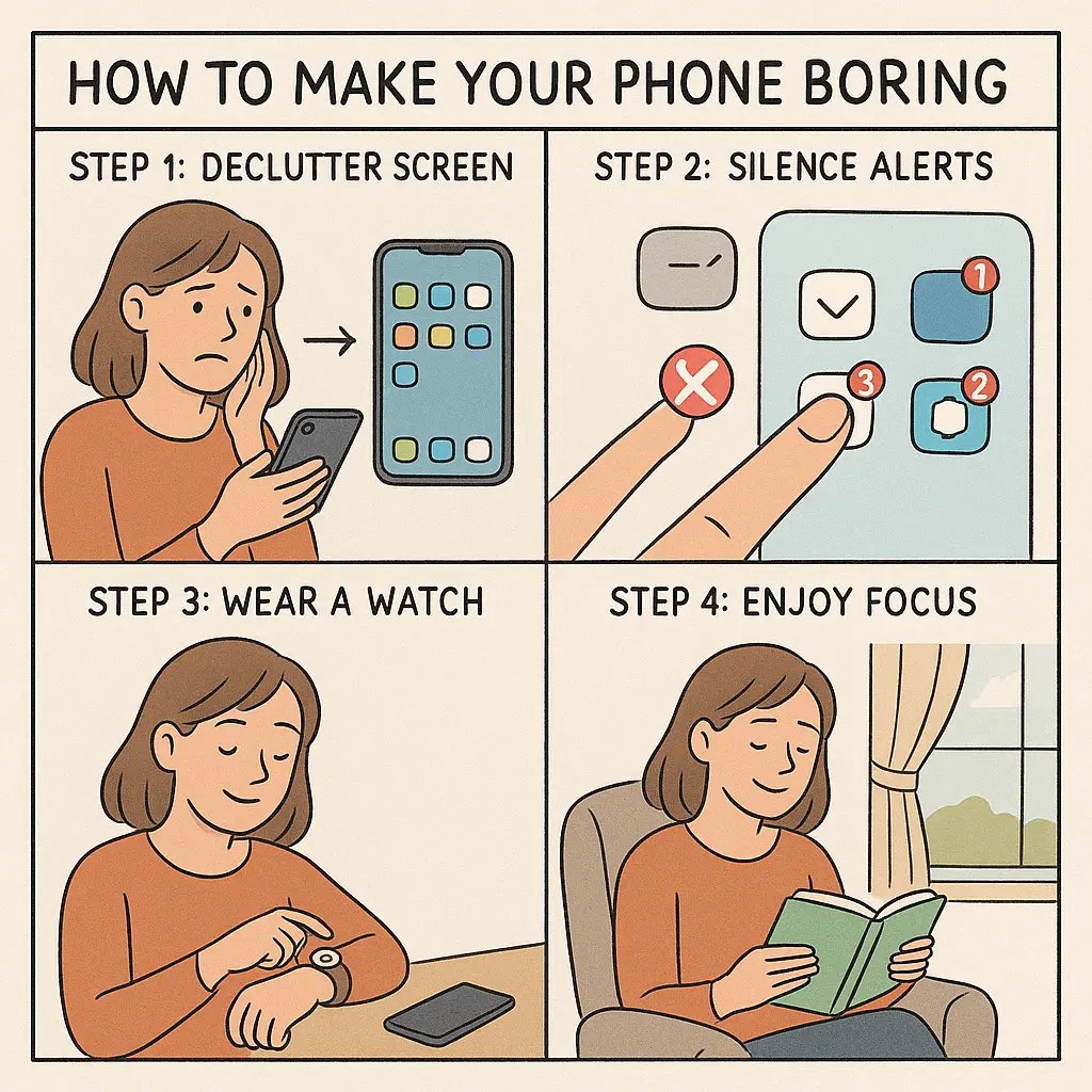 How to Make Your Phone Less Distracting: 4 Simple Steps – Brainzyme