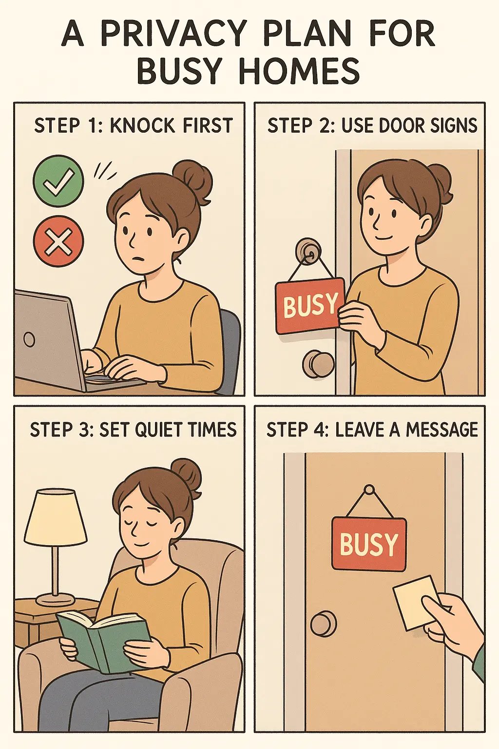 Privacy Rules for a Calmer Home: 4-Step Guide – Brainzyme