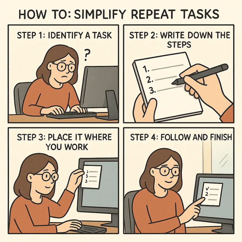 Work Checklists: Turn Repeat Tasks Into Simple Steps – Brainzyme