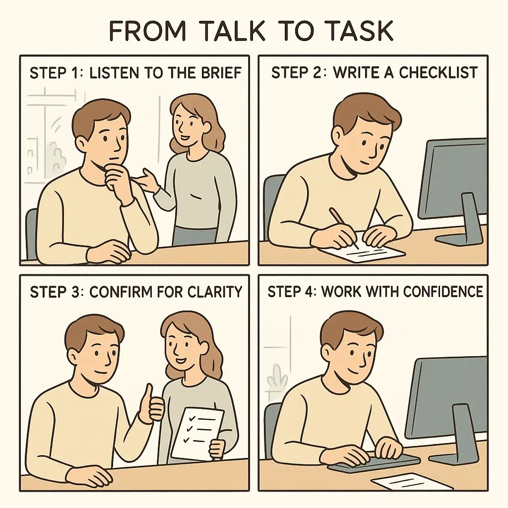 Turn Verbal Instructions Into Clear Checklists | Brainzyme