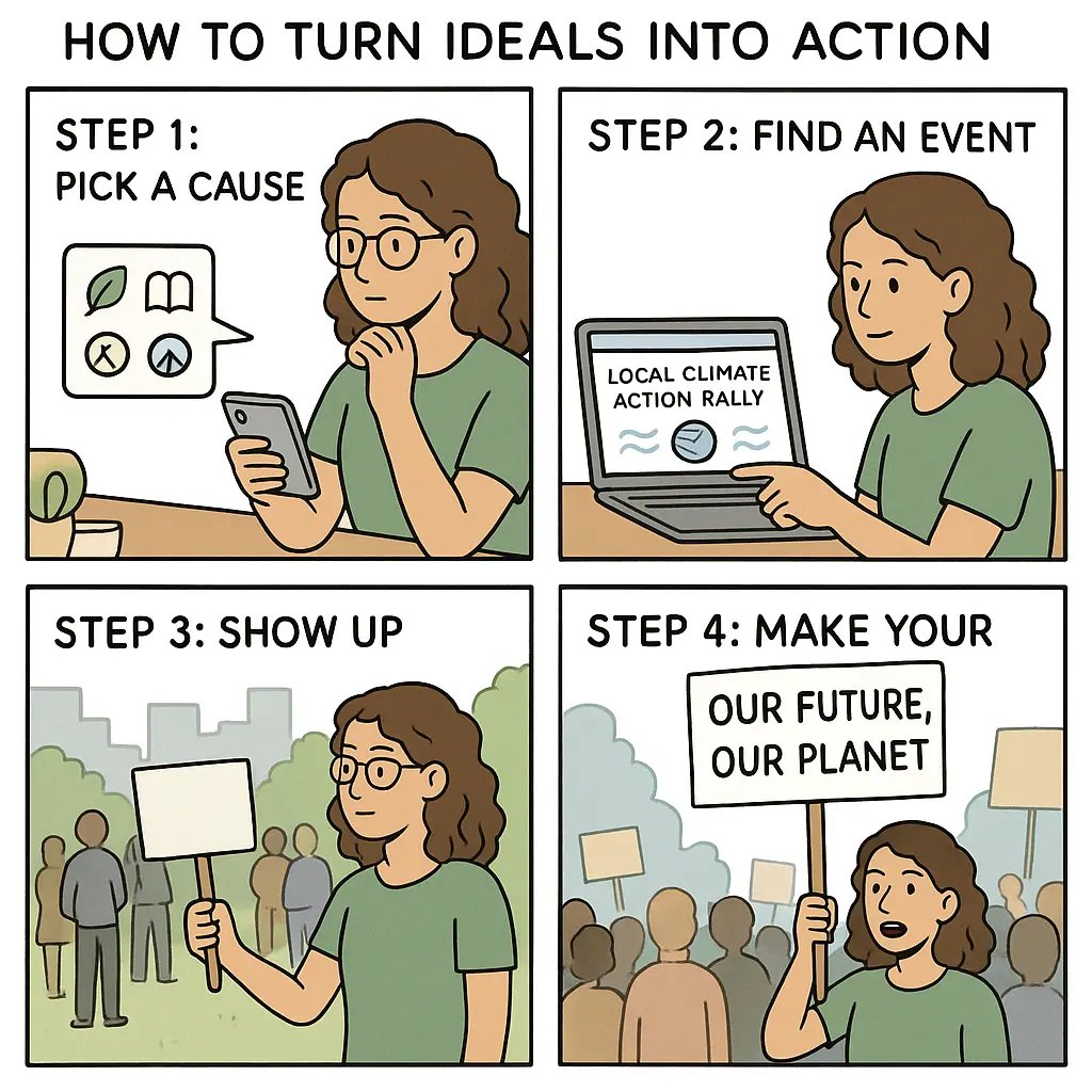 Turn Values Into Action: Student Activism Guide | Brainzyme