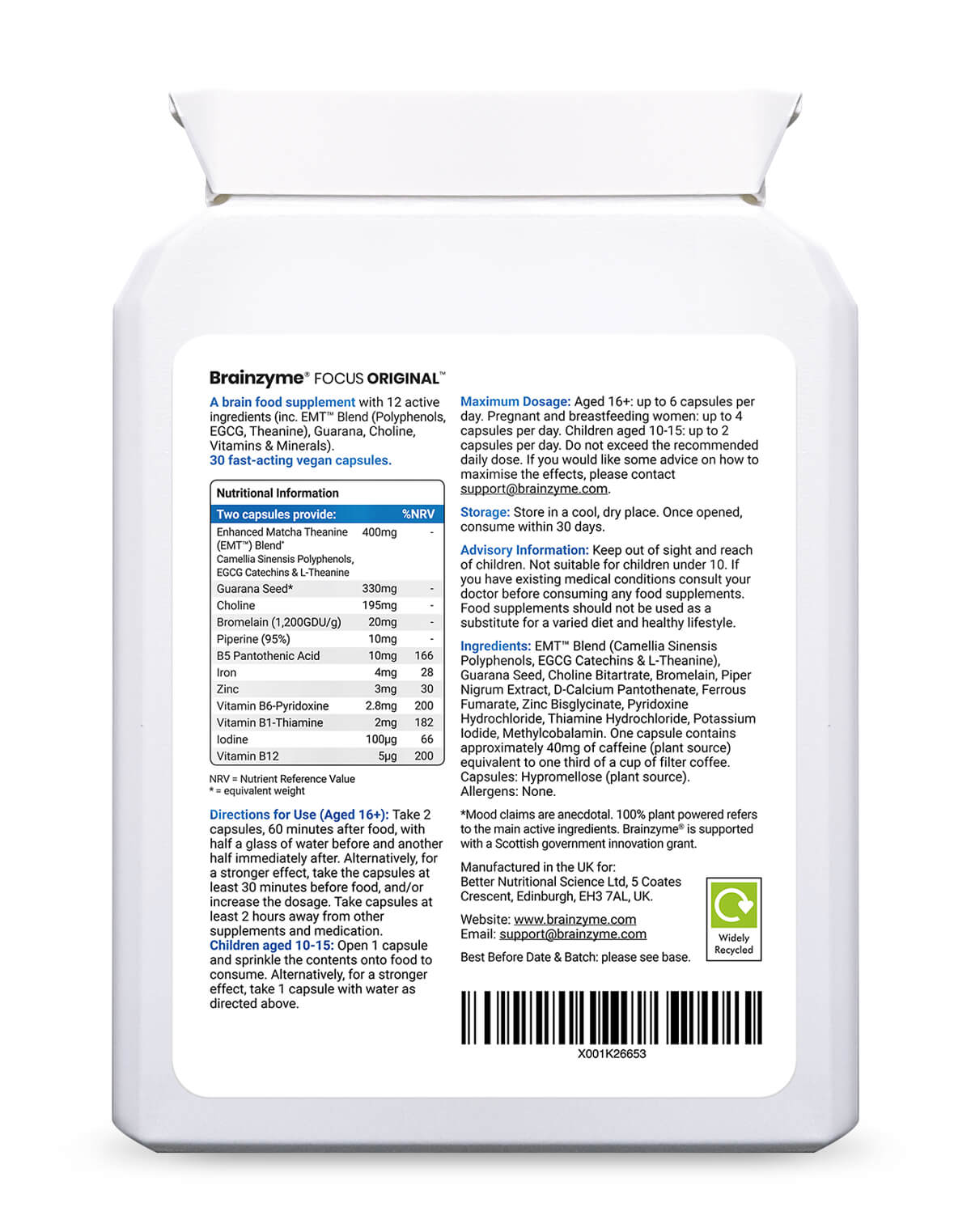 Manage ADHD Symptoms | Brainzyme® FOCUS™